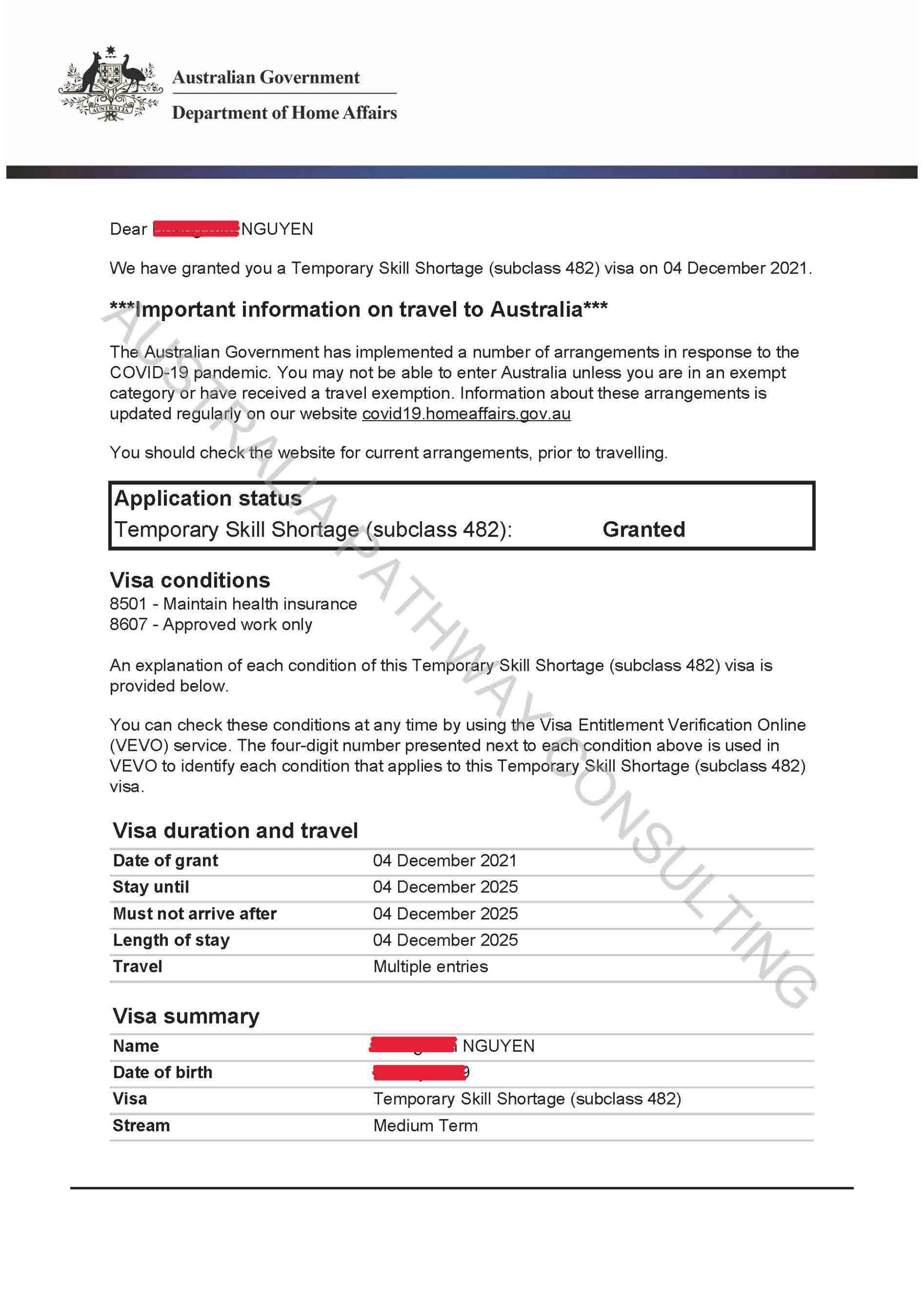 LẤY VISA 482 CHỈ TRONG VÒNG 10 NGÀY – Australia Pathway Consulting